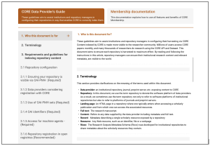 CORE introduces comprehensive new guide for Data Providers – CORE